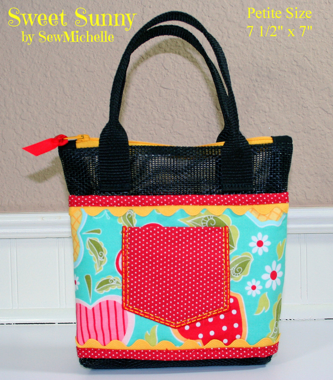 SewMichelle Pet Screen Tote Bag Easy Sewing Pattern for Beginners
